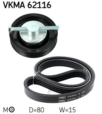 Flerspårsremssats SKF VKMA 62116 - Trodo.se
